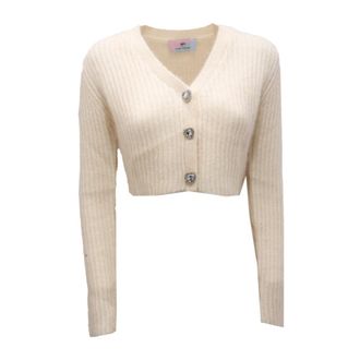 Chiara Ferragni Round-Neck Strickwaren - - Knitwear - Damen - Wei&szlig; - XS