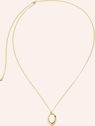 Pompidou Halskette Oval Pebbles Necklace By Glambou gold