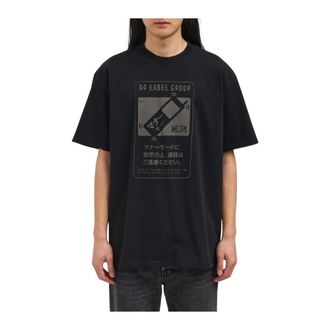 44 Label Group T-shirt imprim&eacute; graphique - Homme - Tops - Noir - Taille: M