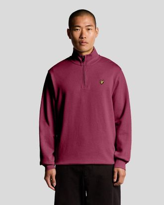 Lyle & Scott Viertelrei&szlig;verschluss-Pullover-Sweatshirt