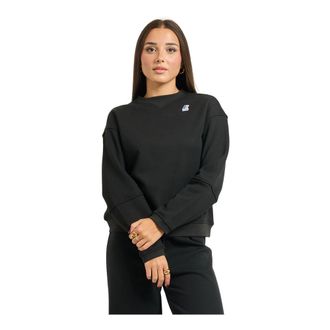 K-Way Femme, Sweatshirts et sweats &agrave; capuche, Noir, Taille: 46 FR Noella Brushed PC