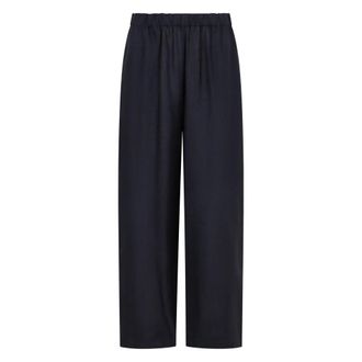 Fabiana Filippi Elastische Bundfaltenhose - - Trousers - Damen - Blau - L