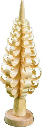 Rudolphs Schatzkiste Spanbaum 10 cm Natur H&ouml;he 10cm NEU Weihnachten Spanbaum Baumschmuck Holzschmuck Holz Seiffen Erzgebirge Strauchbehang Dekoration