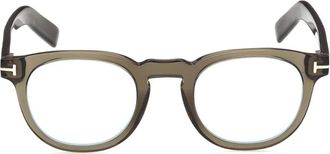 Tom Ford Eyewear lunettes de vue à monture ronde - Vert