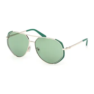 Guess Femme, Accessoires, Vert, Taille: ONE Size Lunettes de soleil Aviator