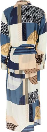 Fendi Ocean-25 Exterior: Silk Abiti Dress
