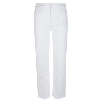 Mother Femme, Jeans, Blanc, Taille: W28 The Rambler Zip Ankle
