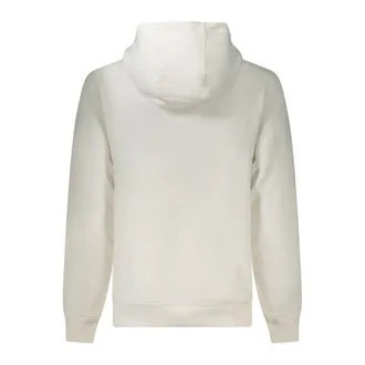 Tommy Hilfiger Embroidered Logo Cotton Hoodie - White