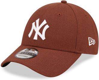 New Era 9Forty Strapback Cap - LEINEN New York Yankees braun