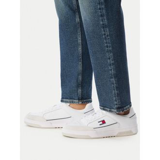 Tommy Jeans Sneakers Tommy Jeans Tjm Cupsole Leather EM0EM01660 Wei&szlig;
