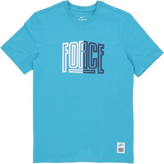 Nike Basketball Tee Teal Nebula Statement - - Sport - Herren - Blau - XL