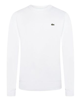 Lacoste Sweatshirt in Fleece-Qualit&auml;t mit Krokodil-Aufn&auml;her, Classic Fit in