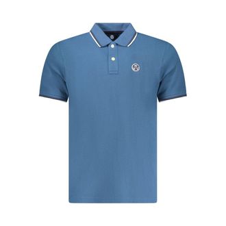 North Sails Blu Baumwoll Herren Polo