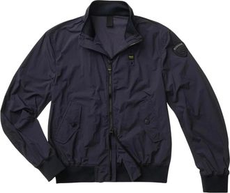 Blauer Homme, Vestes, Bleu, Taille: L Alwin Lightweight Bomber