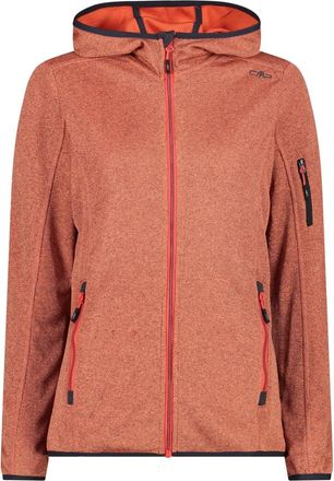 F.lli Campagnolo Damen Knitted Hoodie Jacke, Campari-Lighter, 38