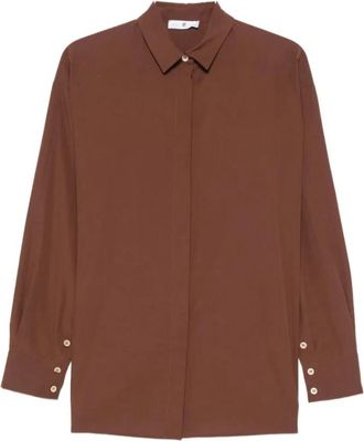 Pantaloni Torino Femme, Blouses et Chemises, Brun, Taille: 40 FR Gaia Shirt