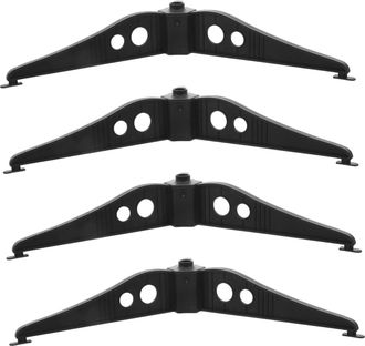 BESPORTBLE 4 Stück Weihnachtsbaumständer Grün Stabile Abnehmbare Halterung für Große Künstliche Bäume Platzsparender Ersatzhalter für Indoor Outdoor Weihnachtsde