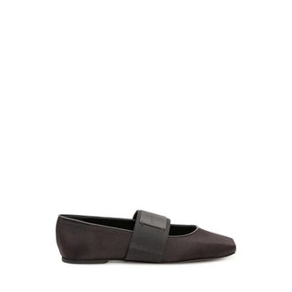 Givenchy Sliced Square Ballerinas - - Shoes - Damen - Schwarzk - 40 EU
