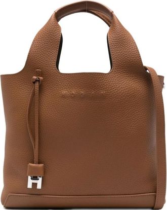 Hogan Femme, Sacs, Brun, Taille: ONE Size Petit sac fourre-tout en cuir