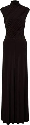 Alberta Ferretti Femme, Robes, Noir, Taille: 38 FR Robe en jersey de viscose
