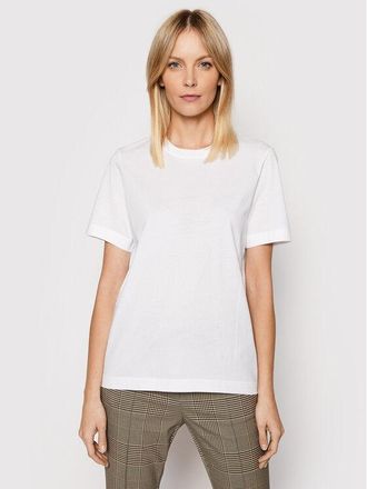 HUGO BOSS T-Shirt Ecosa 50457259 Wei&szlig; Relaxed Fit
