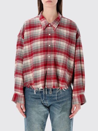 R13 Hemdbluse R13 Damen Farbe Rot