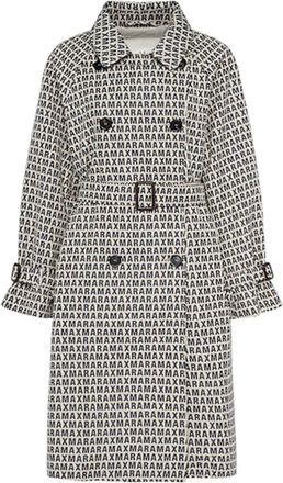 Max Mara Femme, Manteaux, Noir, Taille: 36 FR Lucio Raincoat