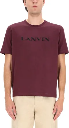 Lanvin Logo T-Shirt - Burgundy