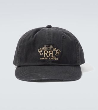 Ralph Lauren Baseballcap aus Twill mit Leder
