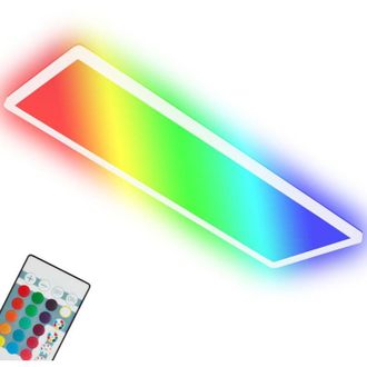 Briloner Led Panel Slim 58 cm, wei&szlig;, ultraflach, rgb led Panel - Briloner
