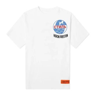 Heron Preston Herren, Oberteile, Wei&szlig;, XSGr&ouml;&szlig;e