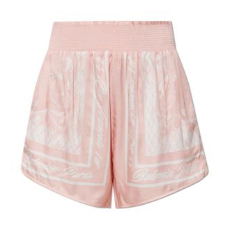 Balmain Femme, Shorts, Rose, Taille: 38 FR Short Pyjama Imprim&eacute; Foulard