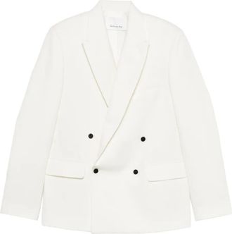 Frankie Shop double-breasted blazer - Wei&szlig;