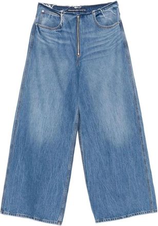 Alexander Wang Femme, Jeans, Bleu, Taille: W28 Surge Wide Leg Jean