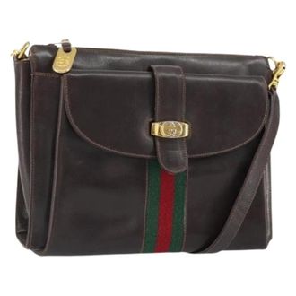 Gucci Pre-owned Vintage Umh&auml;ngetasche - - Pre-owned - Damen - Braun - ONE SIZE
