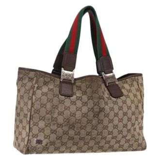 Gucci Pre-owned Canvas Handbag - - Pre-owned - Damen - Beige - ONE SIZE