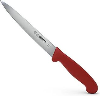 GIESSER seit 1776 - Made in Germany - Filiermesser rot, Basic Red, Klinge 18 cm, rutschfest, Filetiermesser sp&uuml;lmaschinenfest, rostfrei