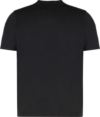 Paul & Shark Logo-Print Cotton T-Shirt - Black