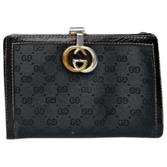 Gucci Portefeuille Vintage Marmont Pre-owned - Femme - Pre-owned - Noir - Taille: ONE Size