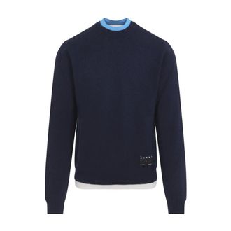 Marni Herren, Strickwaren, Blau, XLGr&ouml;&szlig;e