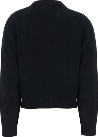 Dunst Ollared Cardigan - Black