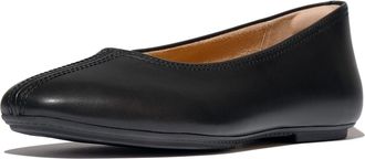 FitFlop Fitflop Delicato Hochge schneiden Leder Damen Schwarz Ballerinas