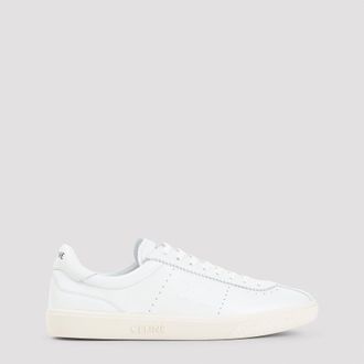 Celine Low Lace Up Sneakers With Triomphe