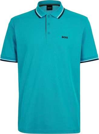 HUGO BOSS Paddy Poloshirt f&uuml;r Herren, kurz&auml;rmlig (Blau)