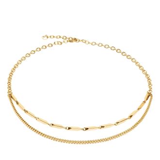 Coeur de Lion Halskette - Halskette Twisted Layers - Gr. unisize - in Gold - f&uuml;r Damen