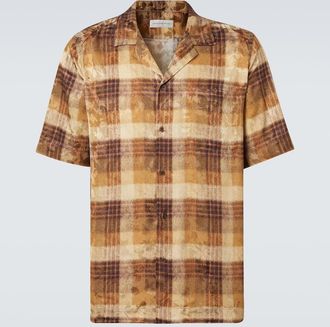 Dries Van Noten Chemise en jacquard à carreaux