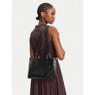 Tommy Hilfiger Handtasche Tommy Hilfiger Th City Mini AW0AW17500 Dunkelblau