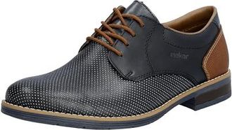 Rieker Homme 10308 à Lacets, Bleu, 41 EU