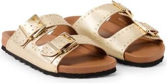 Saison 1865 Mules Funky en cuir