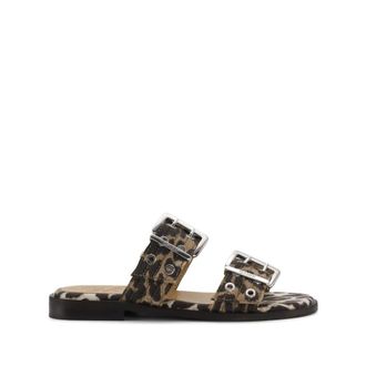 Ganni Femme, Chaussures, Multicolore, Taille: 36 EU Tongs